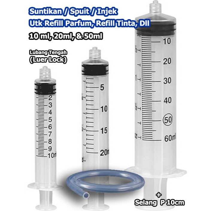 Jual Suntikan / Spuit / Injek Untuk Refill Parfum, Refill Tinta Dll ...