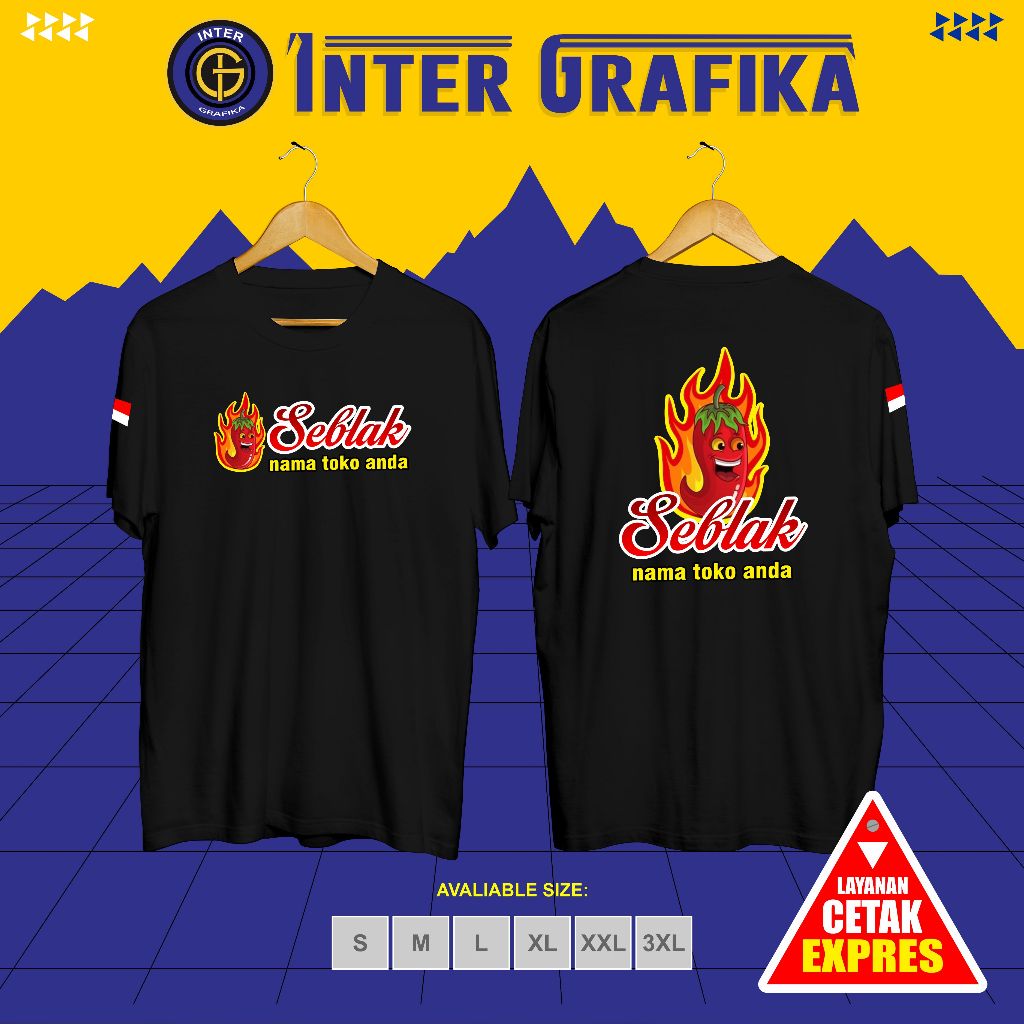 Jual BAJU KAOS CUSTOM SEBLAK PEDAGANG UKM BEBAS GAMBAR | Shopee Indonesia