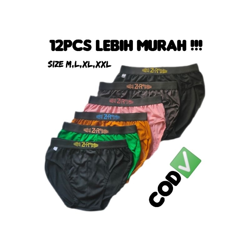 Jual 12Pcs CD Celana Dalam Sempak laki-laki Dewasa SIZE M,L,XL,XXL ...