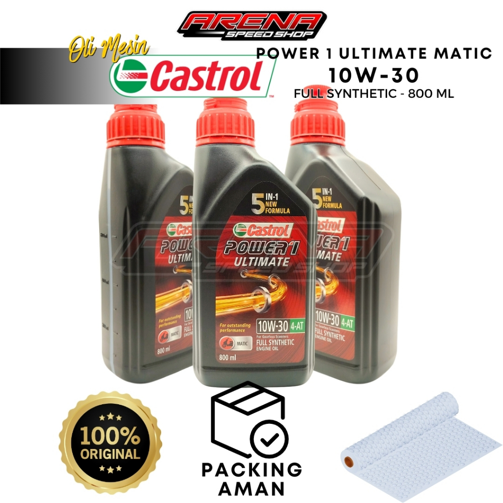 Jual CASTROL Power 1 ULTIMATE Matic 10W-30 0.8L Full Synthetic - Oli ...