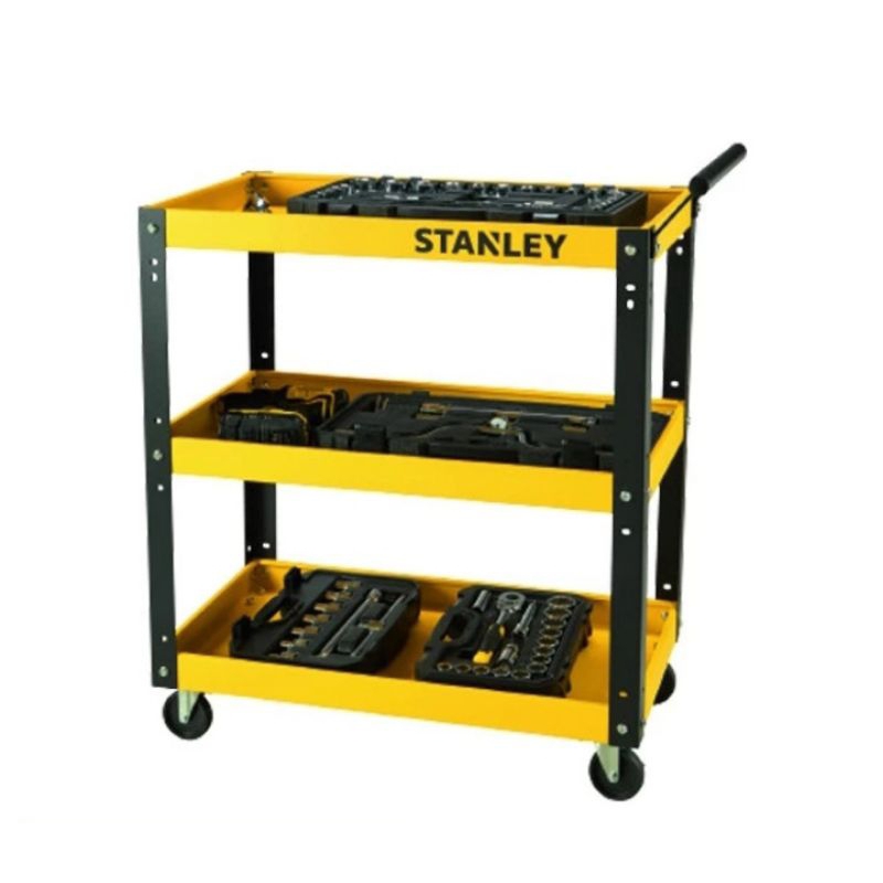 Jual Stanley 3 Layers trolley cart without side panel/troli tools ...