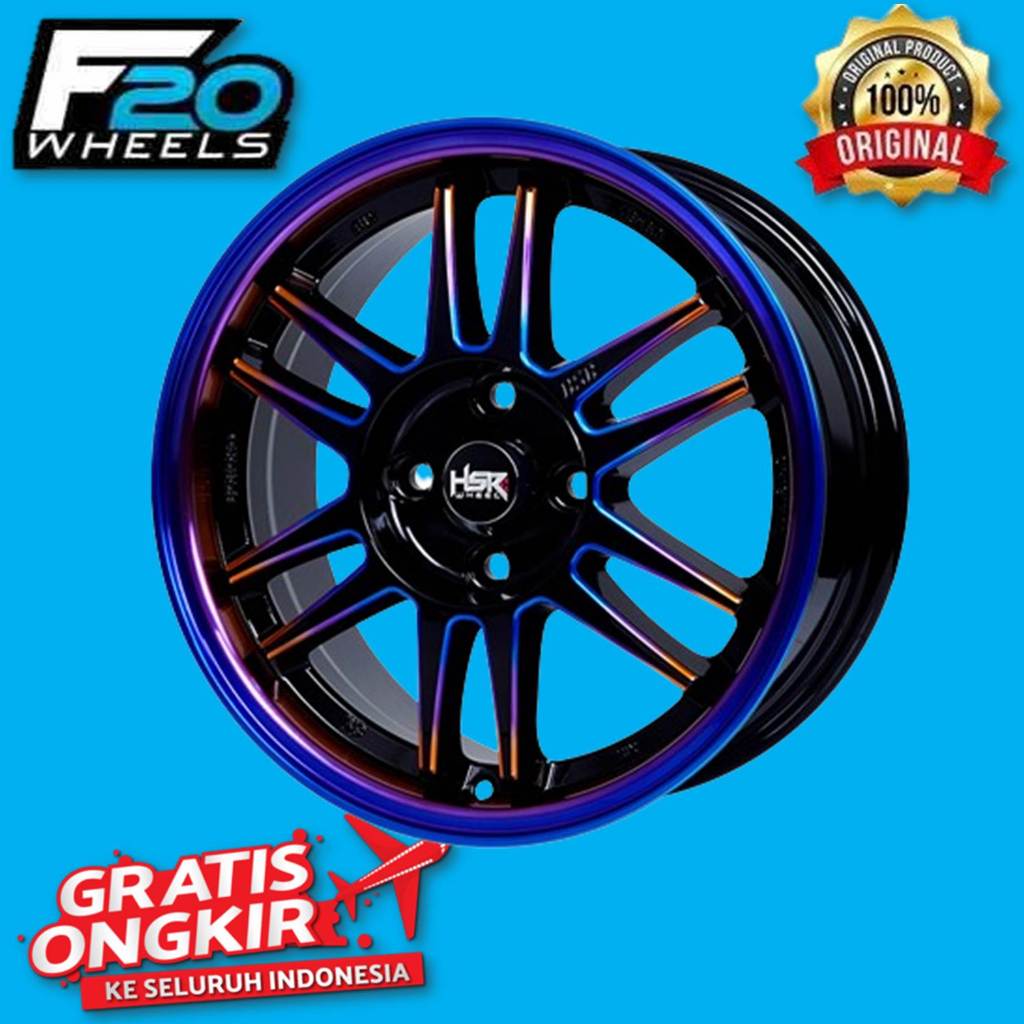 Jual VELG MOBIL BRIO TIPE HSR BOROKO BLY01 R15X65 H4X100 AGYA,MARCH,VIOS,DLL | Shopee Indonesia