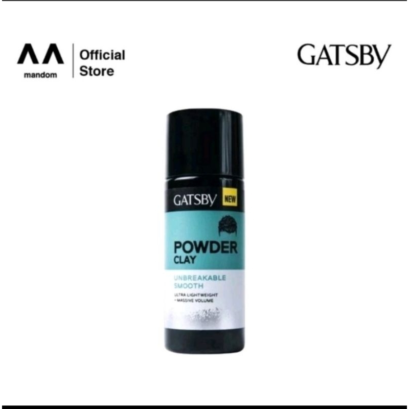 Jual GATSBY Powder Clay 20 gram Unbreakable Smooth | Shopee Indonesia