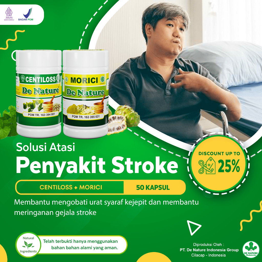Jual Obat Stroke Menahun Struk Ringan Strok Berat Struke Hipertensi ...