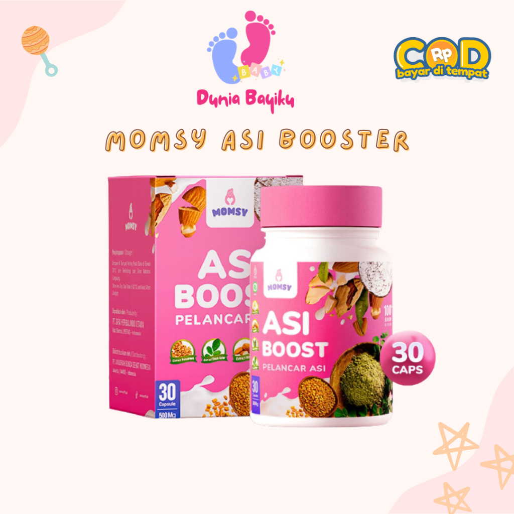 Jual MOMSY Asi Booster Pelancar ASI 30 60 kapsul BPOM Halal | Shopee ...