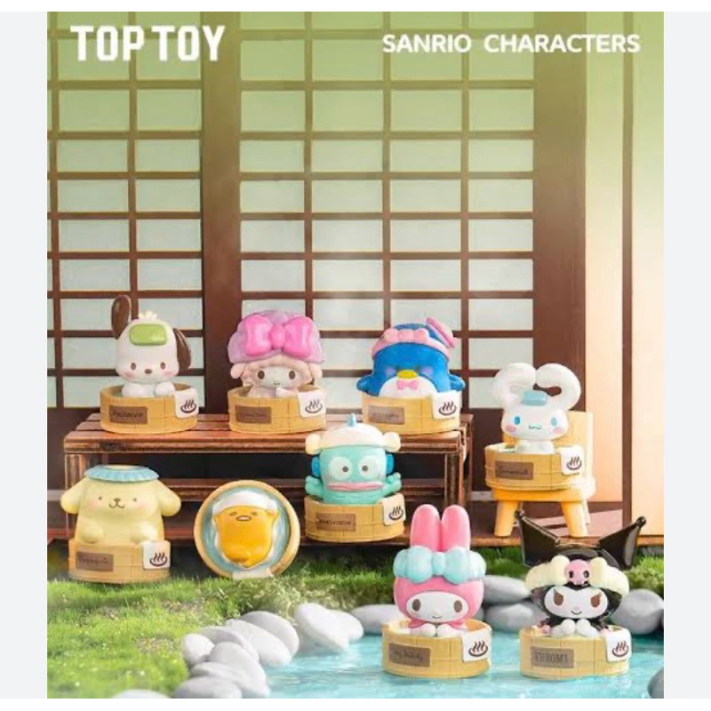 Jual Figure Mini Onsen Bath Hot Mandi Spring sanrio hangyodon ...
