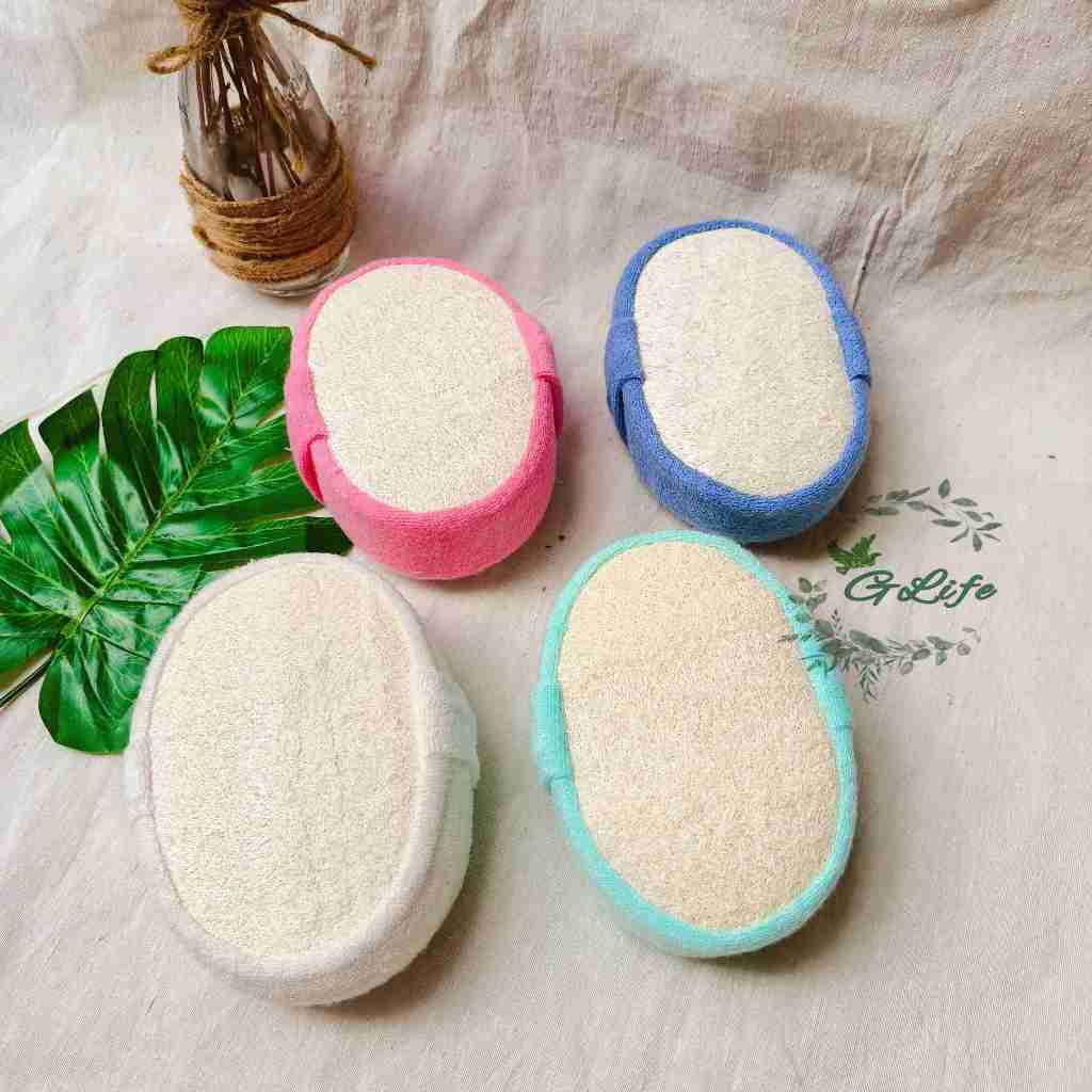 Jual Loofah Sponge Tebal Mandi Spons Loofah Gambas Mandi Warna Alami ...