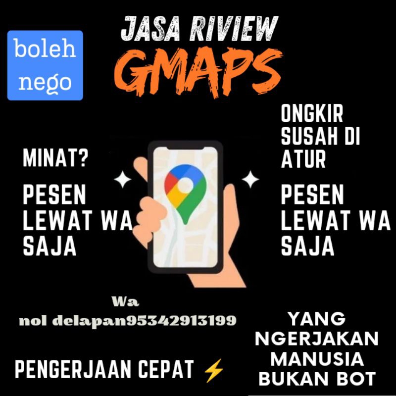 Jual Jasa Rating riview Gmaps Real bukan bot | Shopee Indonesia