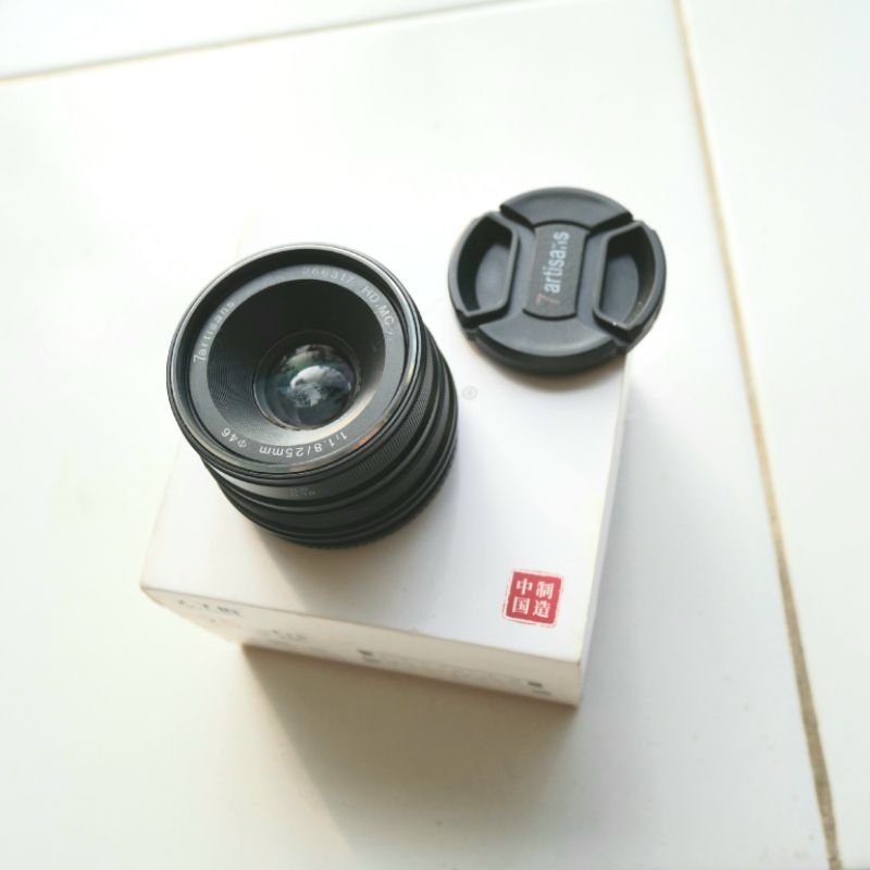 Jual Lensa 7artisans 25mm f1.8 MFT Lumix G GF GH GX Olympus OMD EPL Xiaoyi | Shopee Indonesia