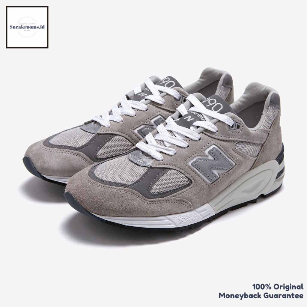 Jual New Balance 990v2 MiUSA Grey M990GY2 Original Resmi (100% ...