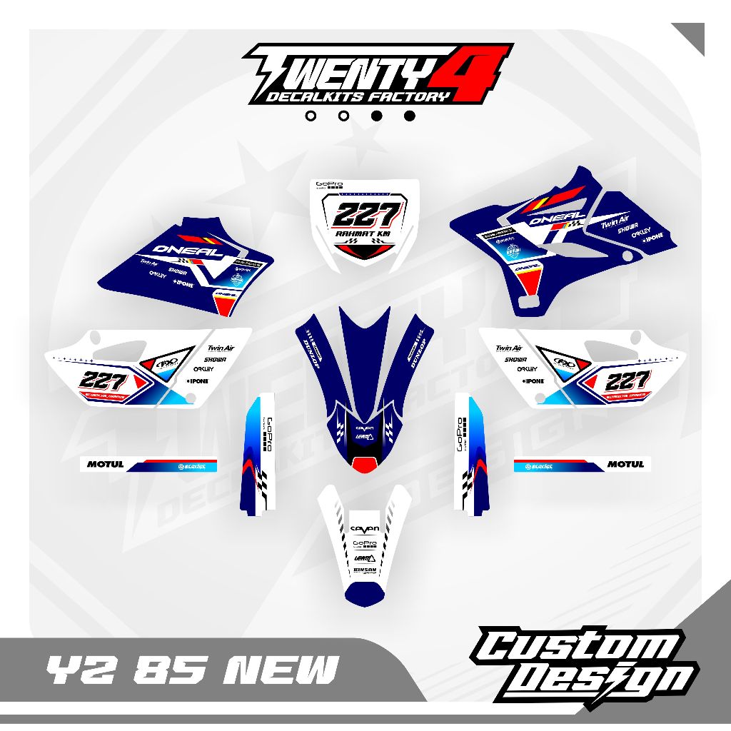 Jual Decal Yz 85 New Full Body Free Custom Design | Shopee Indonesia