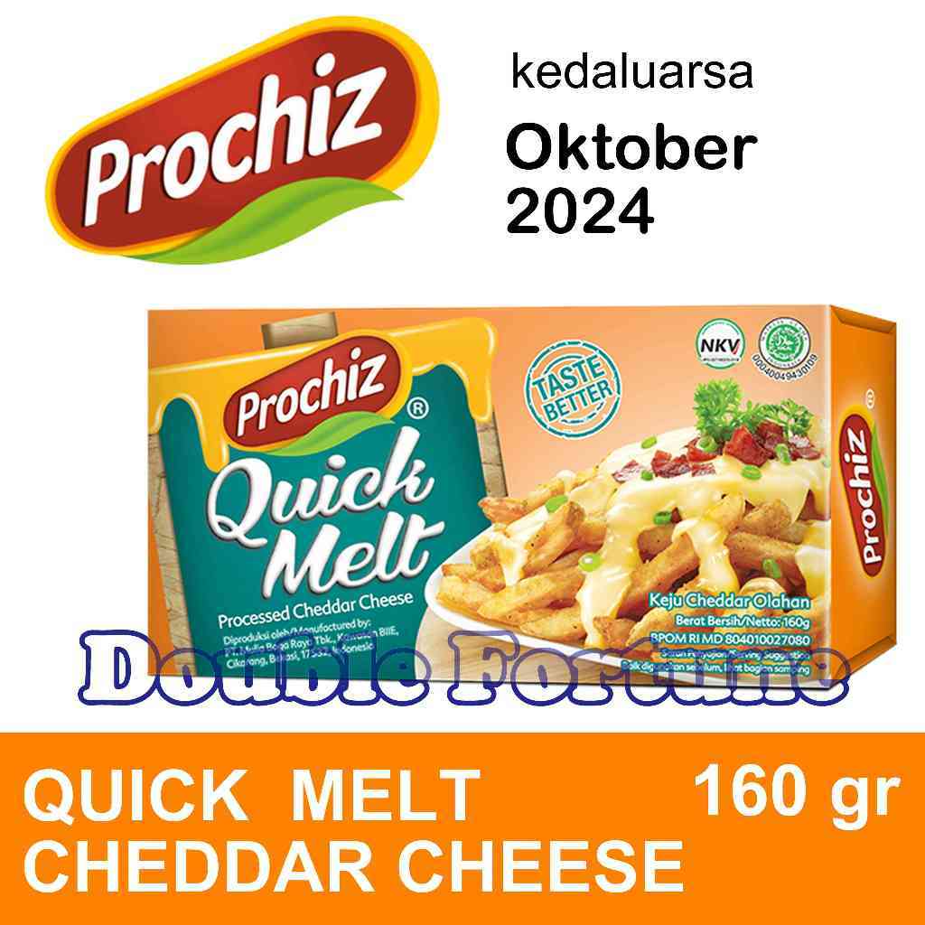 Jual PROCHIZ QUICK MELT CHEDDAR CHEESE KEJU OLAHAN 160gr | Shopee Indonesia