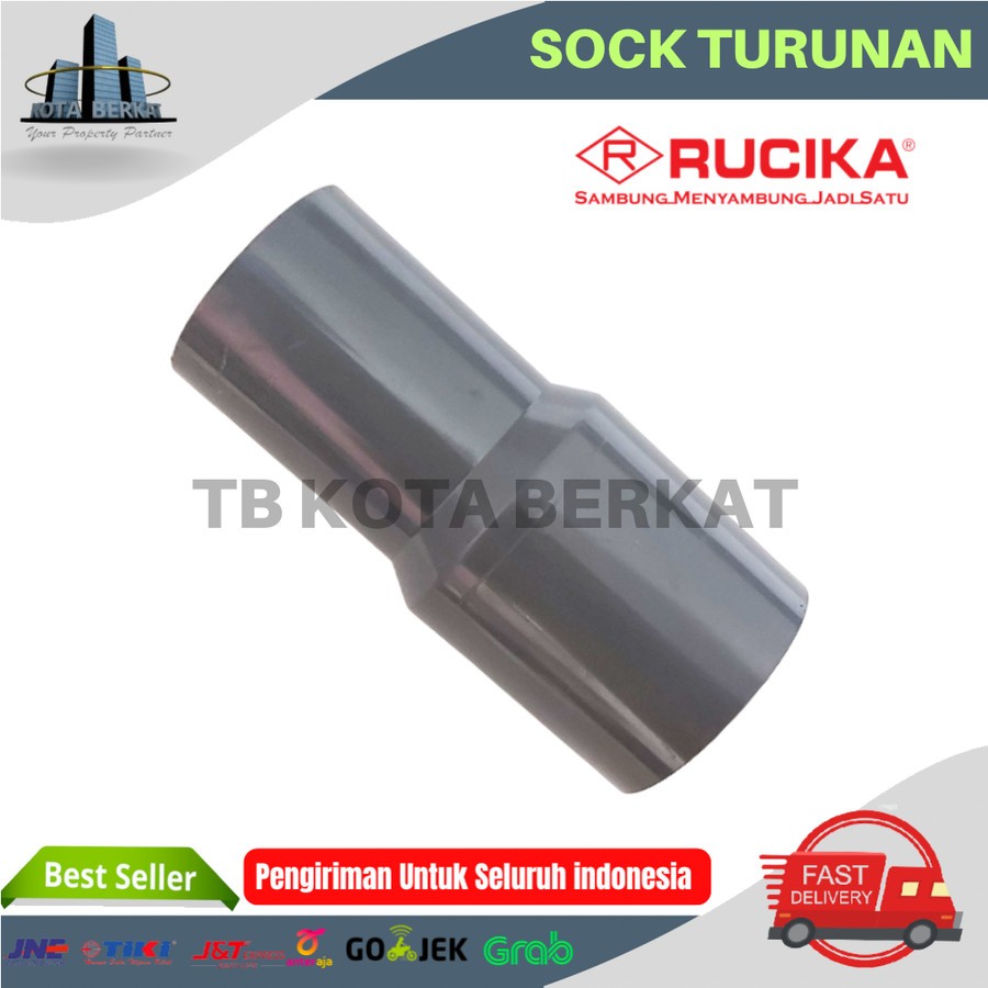 Jual SAMBUNGAN PIPA PVC RUCIKA / SOCK TURUNAN RUCIKA / REDUSER PVC RUCIKA | Shopee Indonesia