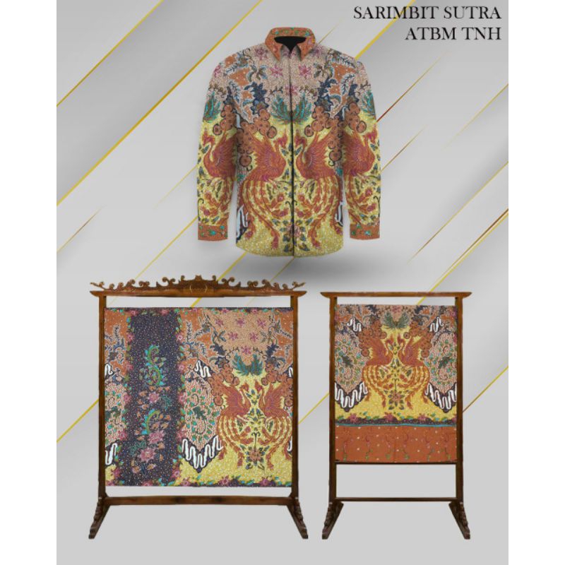 Jual Bahan Batik Tulis Exlusive Sarimbit Sutra ATBM Tanahan Full Tulis ...