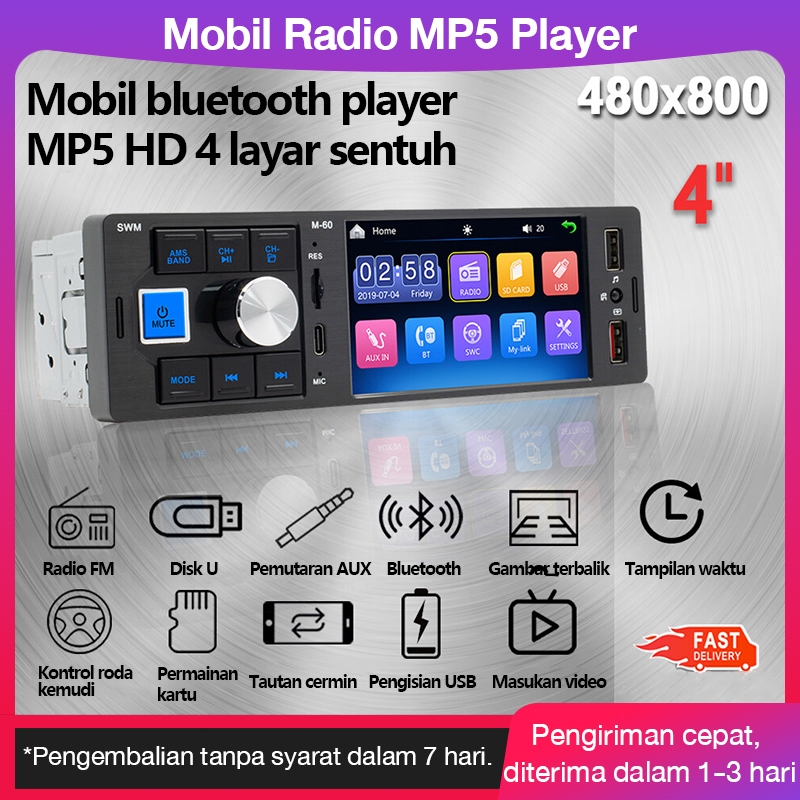 Jual Mobil Radio MP5 Player Bluetooth With Car Navigasi，Head Unit Audio ...