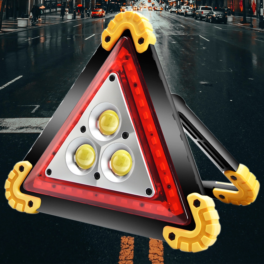 Jual Lampu Emergency LED Segitiga Pengaman Dengan Lampu Led Warning Triangle Tanda Darurat ...
