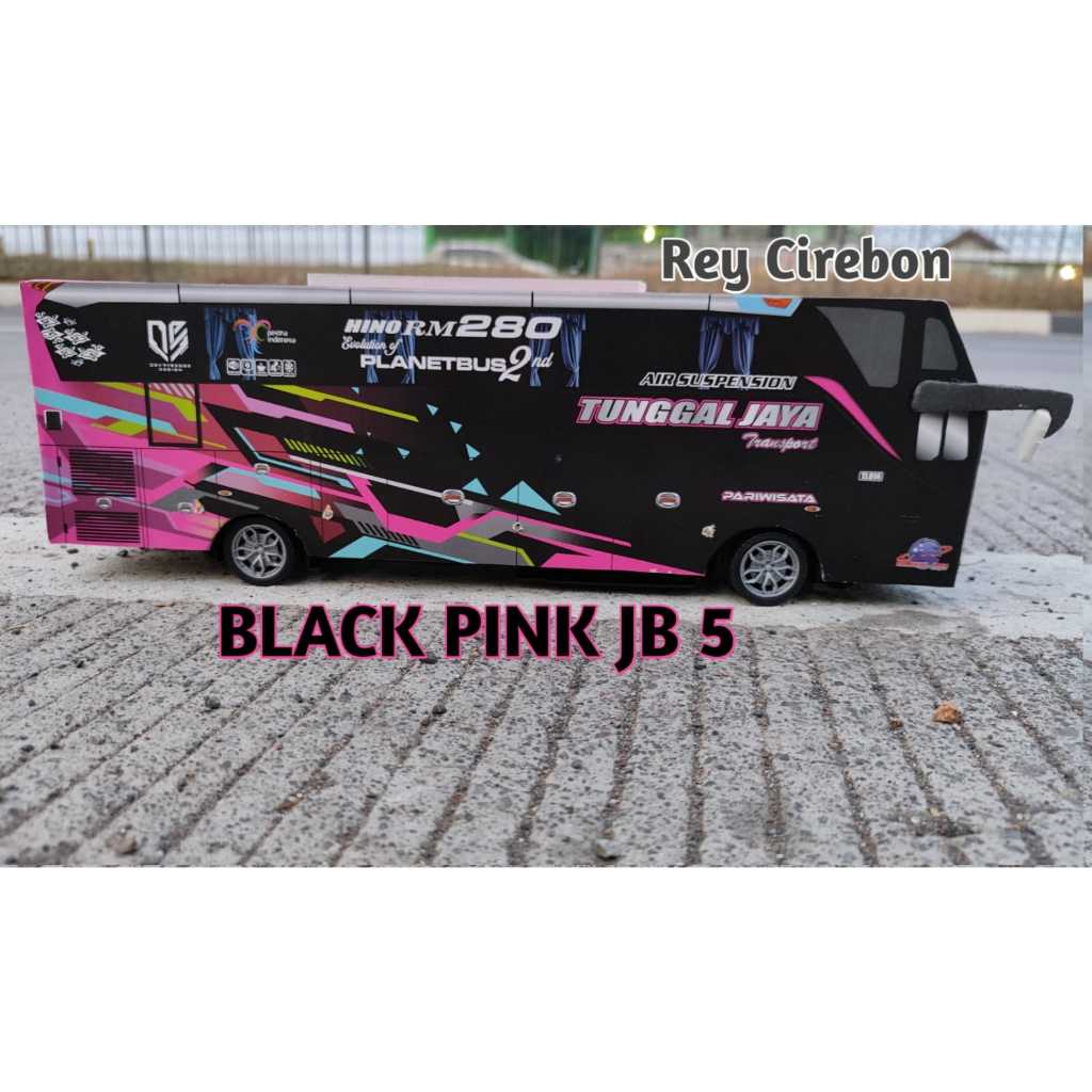 Jual Miniatur Bis Telolet Basuri JB 5 Remot Control full lampu Led ...