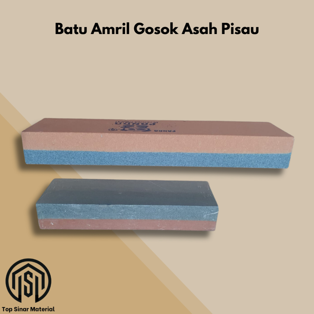 Jual Batu asahan pisau amril besar batu asah pengasah pisau 8" 20 cm ...