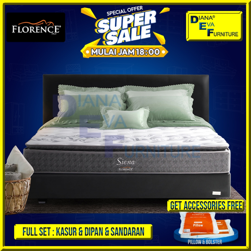 Jual Florence Siena Set Kasur Springbed Matras | Shopee Indonesia