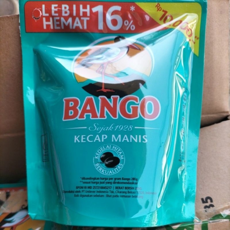 Jual BANGO Kecap Manis Pouch 280gram / 135ml botol | Shopee Indonesia