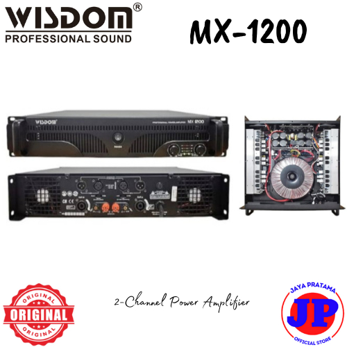 Jual Wisdom MX-1200 Power Amplifier Original MX1200 | Shopee Indonesia