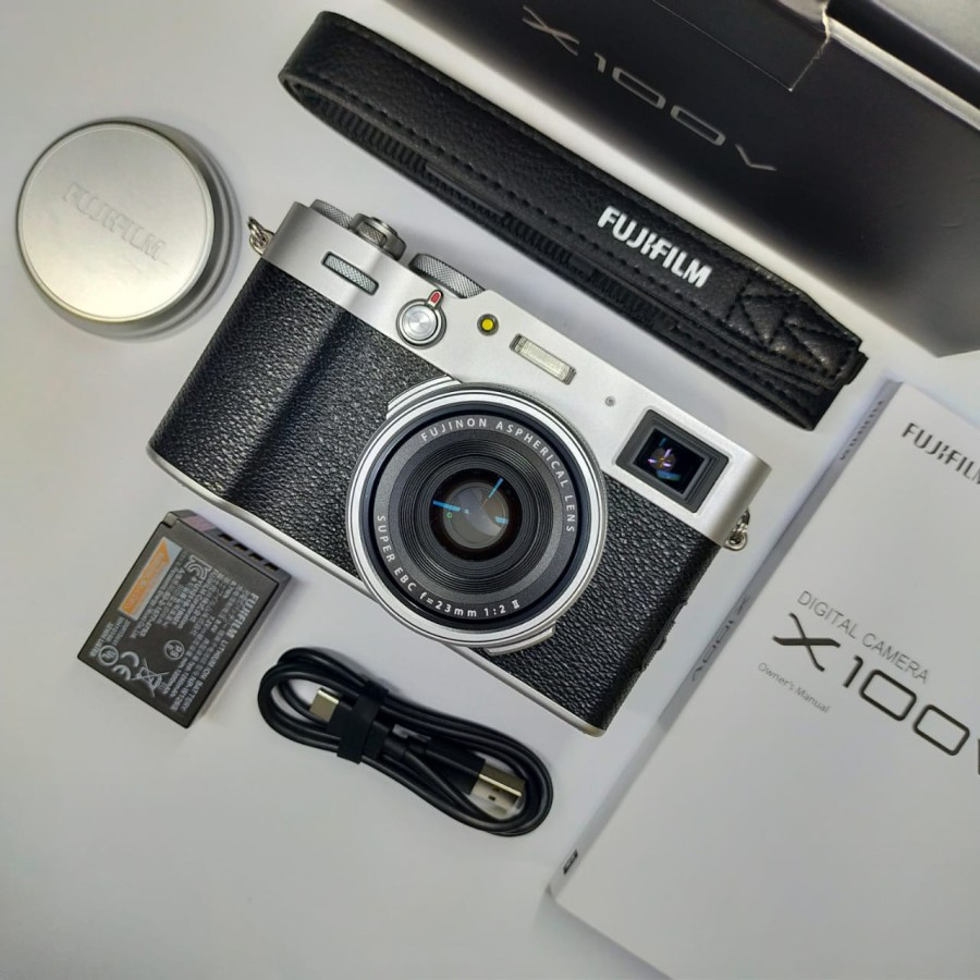 Jual Fujifilm X100V Silver - Mulus Komplit Box | Shopee Indonesia