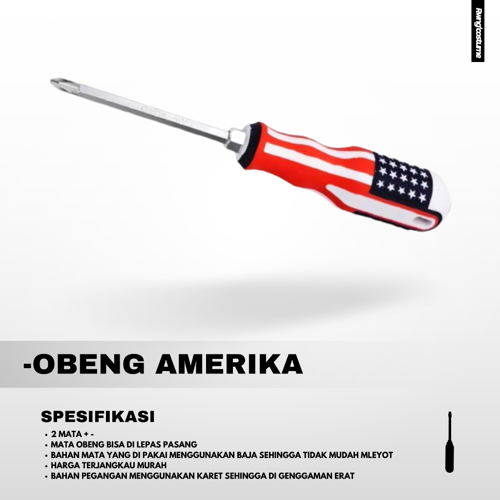 Jual OV OBENG AMERIKA VITATOOLS 2IN1 3IN1 BOLAK BALIK MIN PLUS 4" | Shopee Indonesia