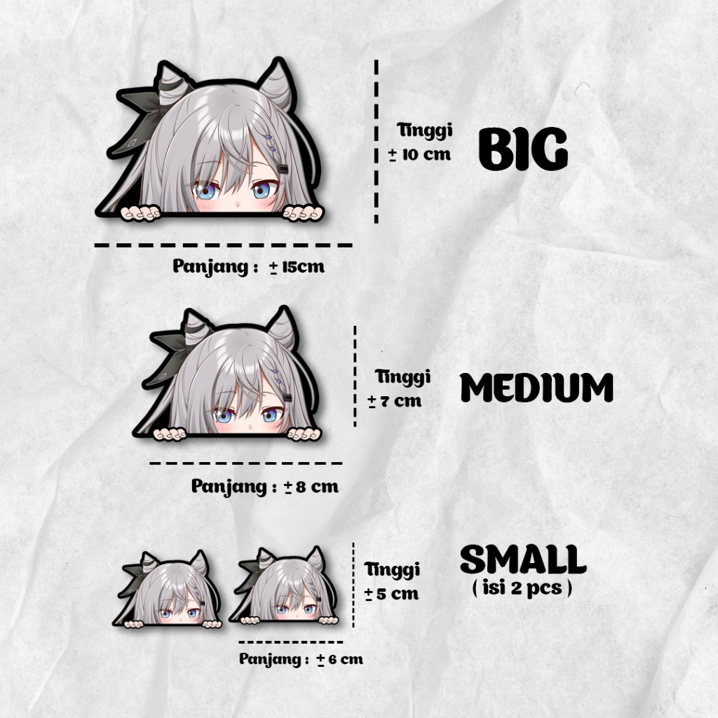 Jual Stiker Intip Alya Roshidere / Sticker Anime Waterproof | Shopee ...