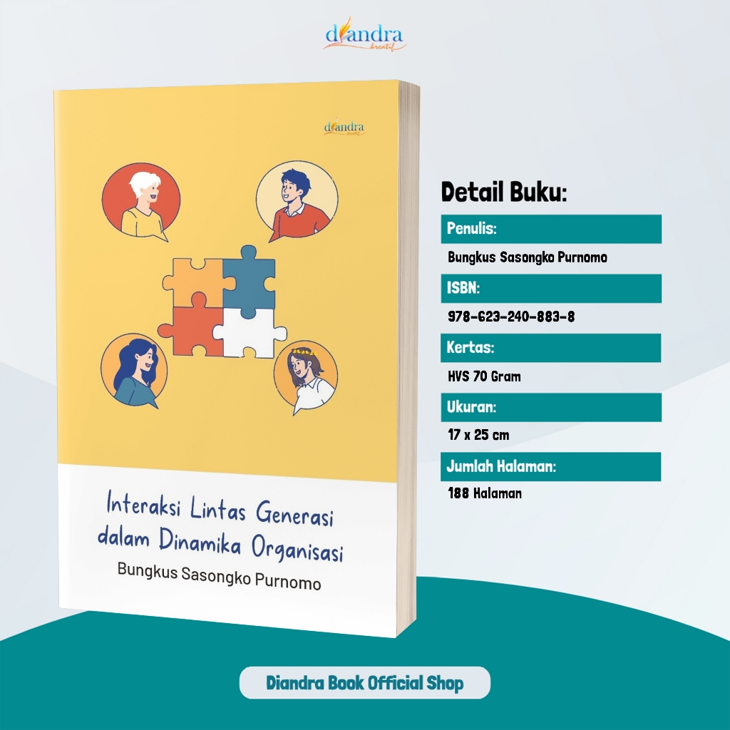 Jual Interaksi Lintas Generasi Dalam Dinamika Organisasi Bungkus