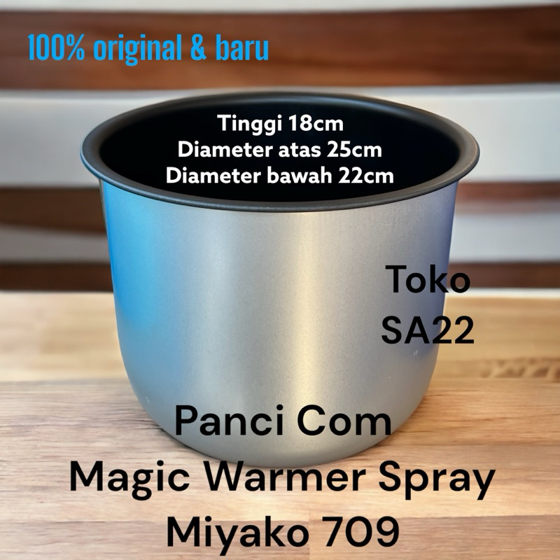 Jual MIYAKO PANCI MAGIC COM MURAH TEFLON ORIGINAL / PANCI DALAMAN MAGIC ...