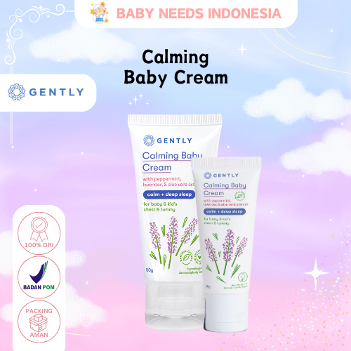 Jual GENTLY Calming Cream 20gr / 50gr Krim Penghangat dan Pereda Kolik ...