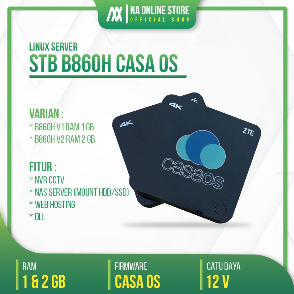 Jual STB B860H CASA OS SERVER WIFI ON - NAS/HOSTING/DATABASE, dll ...