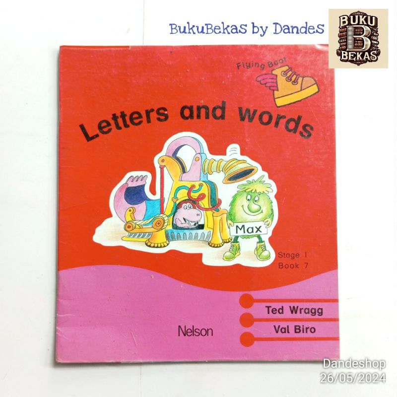 Jual Flying Boot Letters and Words _ Stage 1 Book 7 - English Children ...