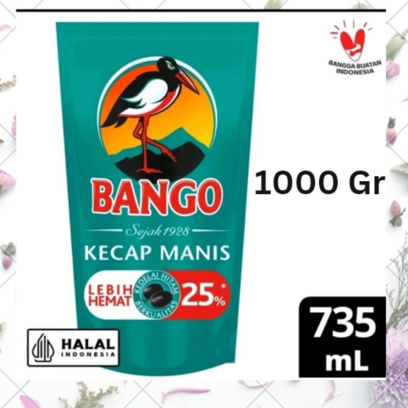 Jual Kecap Manis Bango 735ML/720ML /950Gr // Kecap Bango Reffil 735 ML EXP 2026 | Shopee Indonesia