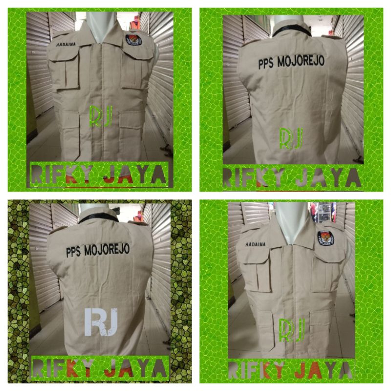 Jual Rompi PPS, Rompi KPU, Rompi PPK, Bordir suka2, bisacustom Bordir ...