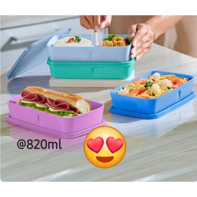 Jual lunch lite wadah bekal Tupperware skat bisa dilepas | Shopee Indonesia