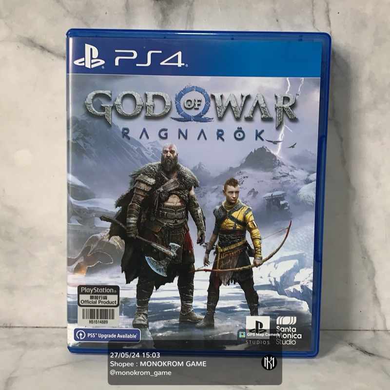 Jual BD KASET PS4 GOD OF WAR RAGNAROK PLAYSTATION 4 SECOND | Shopee Indonesia