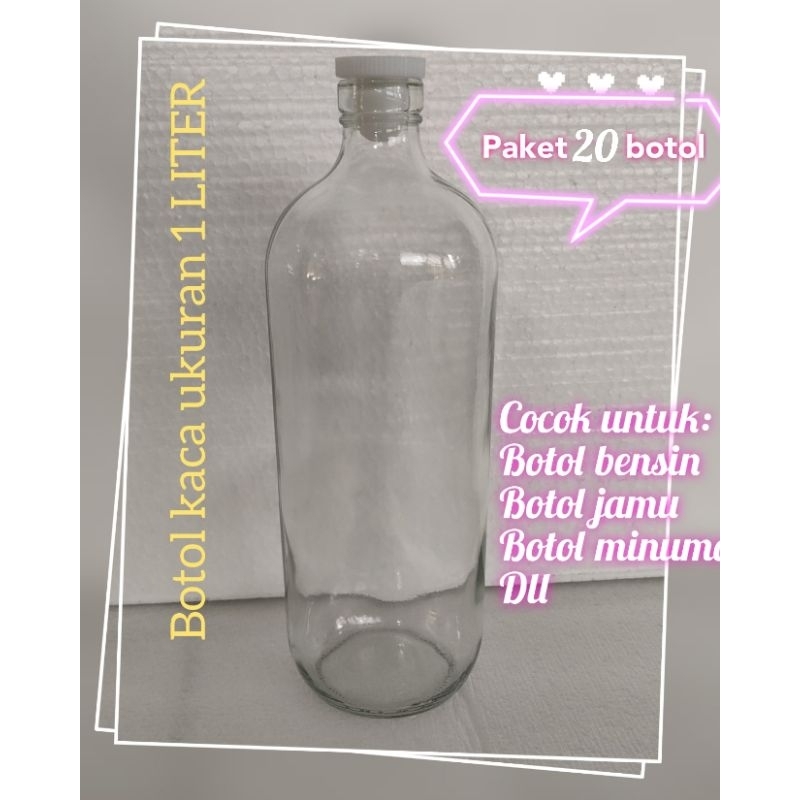 Jual BOTOL BENSIN ECERAN ISI 20pcs | Shopee Indonesia