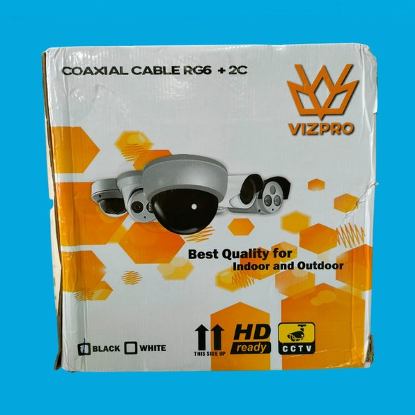 Jual KABEL CCTV VIZPRO RG6 2IN1 | Shopee Indonesia