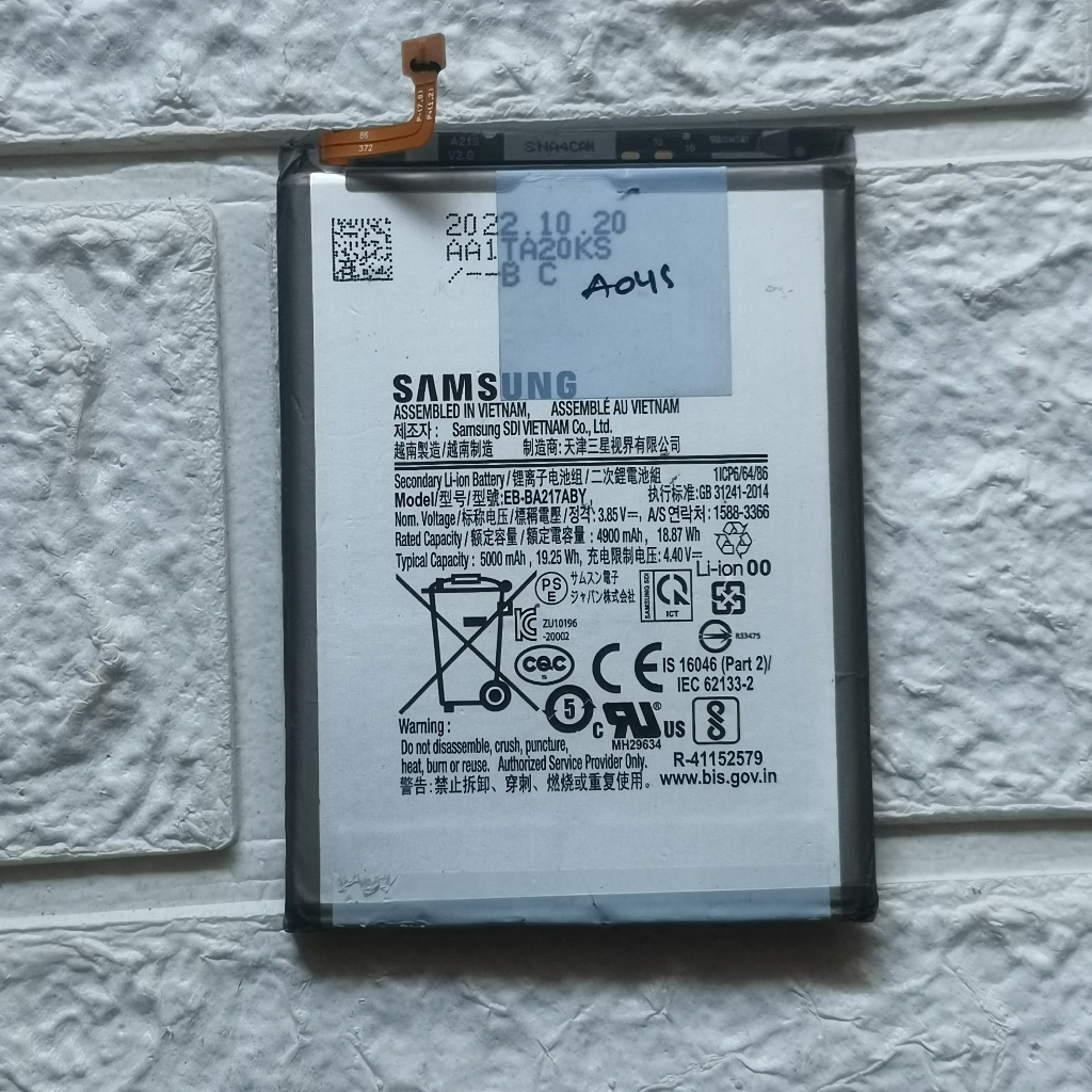 Jual Baterai Samsung A12 / A02 / A04S / A21S / M12 / M02 - EB-BA217ABY Battery Batre Copotan ...