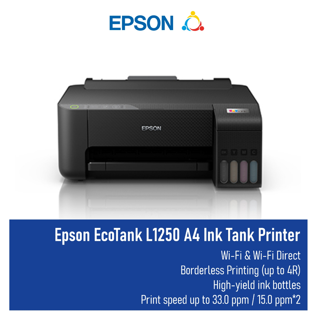 Jual Epson EcoTank L1250 A4 Wi-Fi Ink Tank Printer | Shopee Indonesia