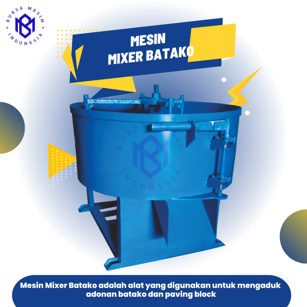 Jual Mesin Mixer Batako Paving I Alat Pengaduk Adonan Batako Paving ...