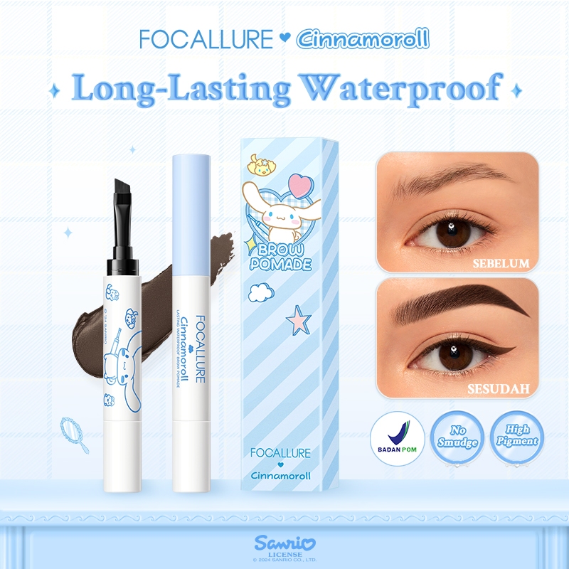 Jual FOCALLURE X Sanrio Pro-stay 3D Eyebrow Cream Long-lasting # ...