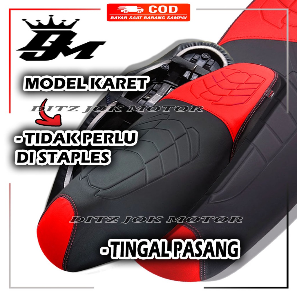 Jual SARUNG JOK MOTOR MODEL ENMORE TINGGAL PASANG BAHAN PREMIUM-nathong ...