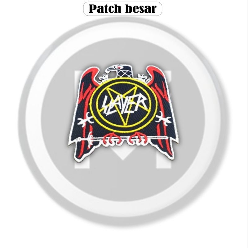 Jual Emblem Jaket Back Patch Slayer Patch Bordir Logo | Shopee Indonesia