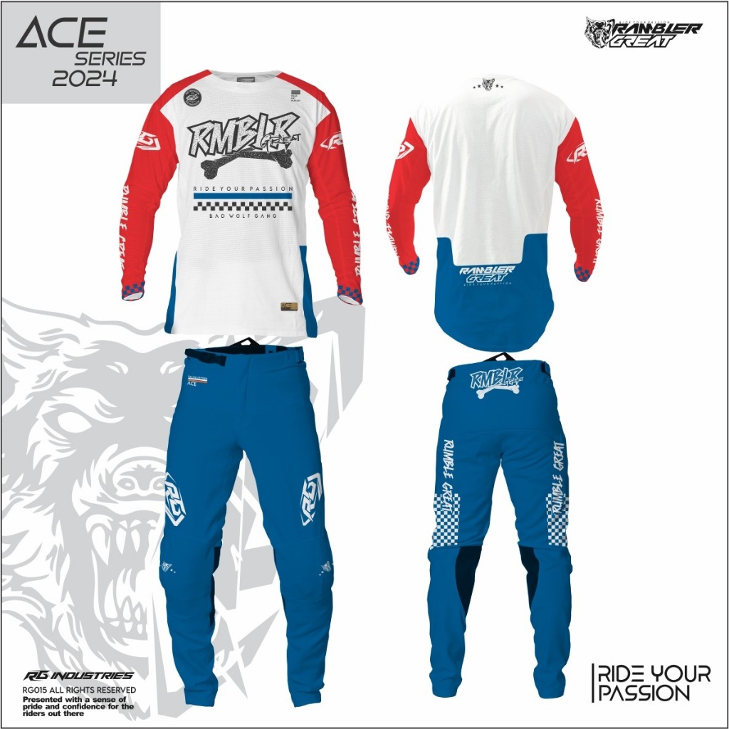 Jual JERSEY SET MOTOCROSS TRAIL ADVENTURE GEARSET RG INDUSTRIES SERIES ...