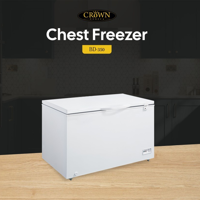 Jual Chest Freezer BD-350 Mesin Pembeku Crown Horeca | Shopee Indonesia