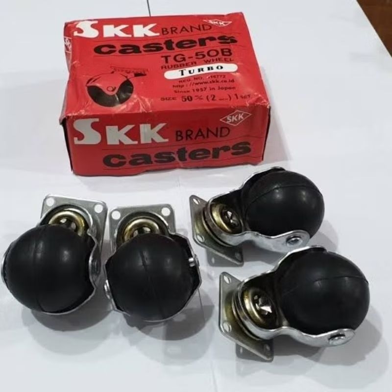 Jual Roda Bulat Casters SKK 1 set 4 PCS | Shopee Indonesia