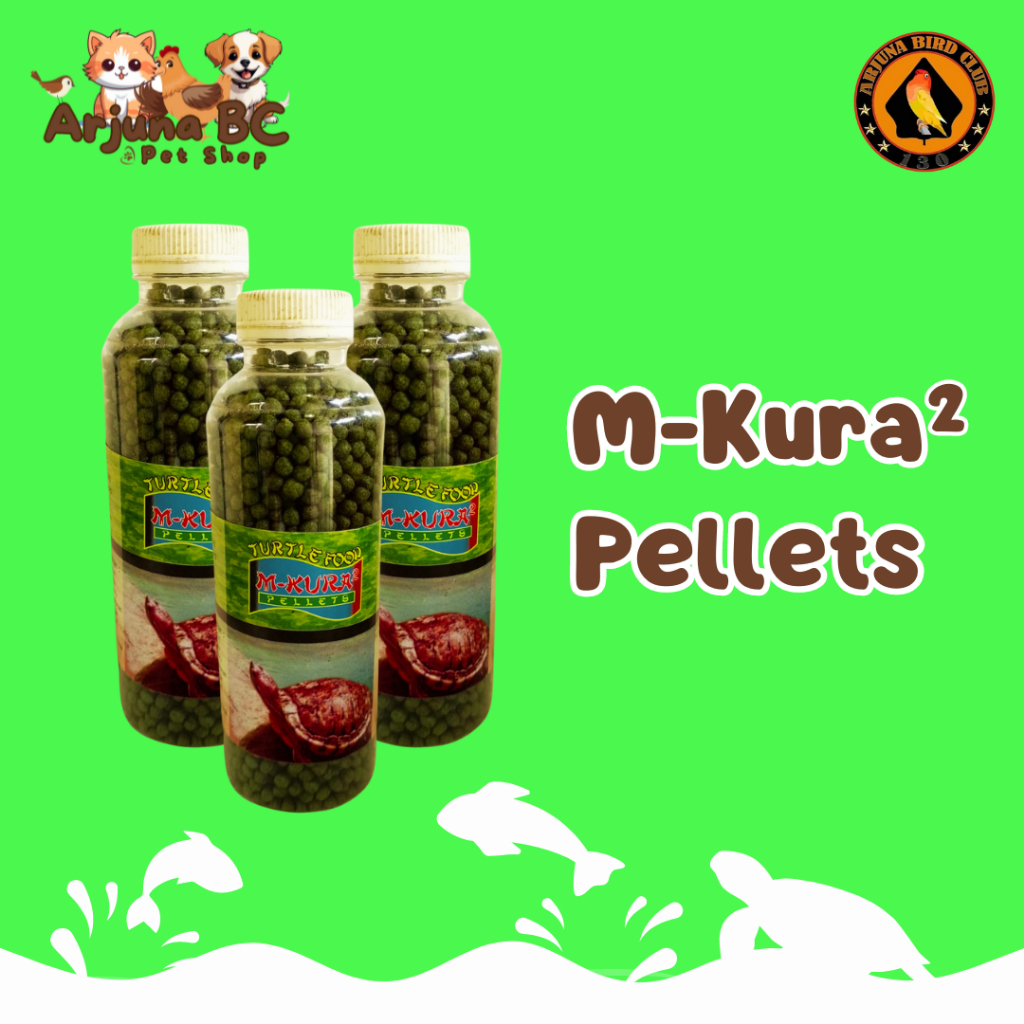 Jual M-Kura2 Pellets Kemasan Botol | Makanan Kura-Kura | Shopee Indonesia