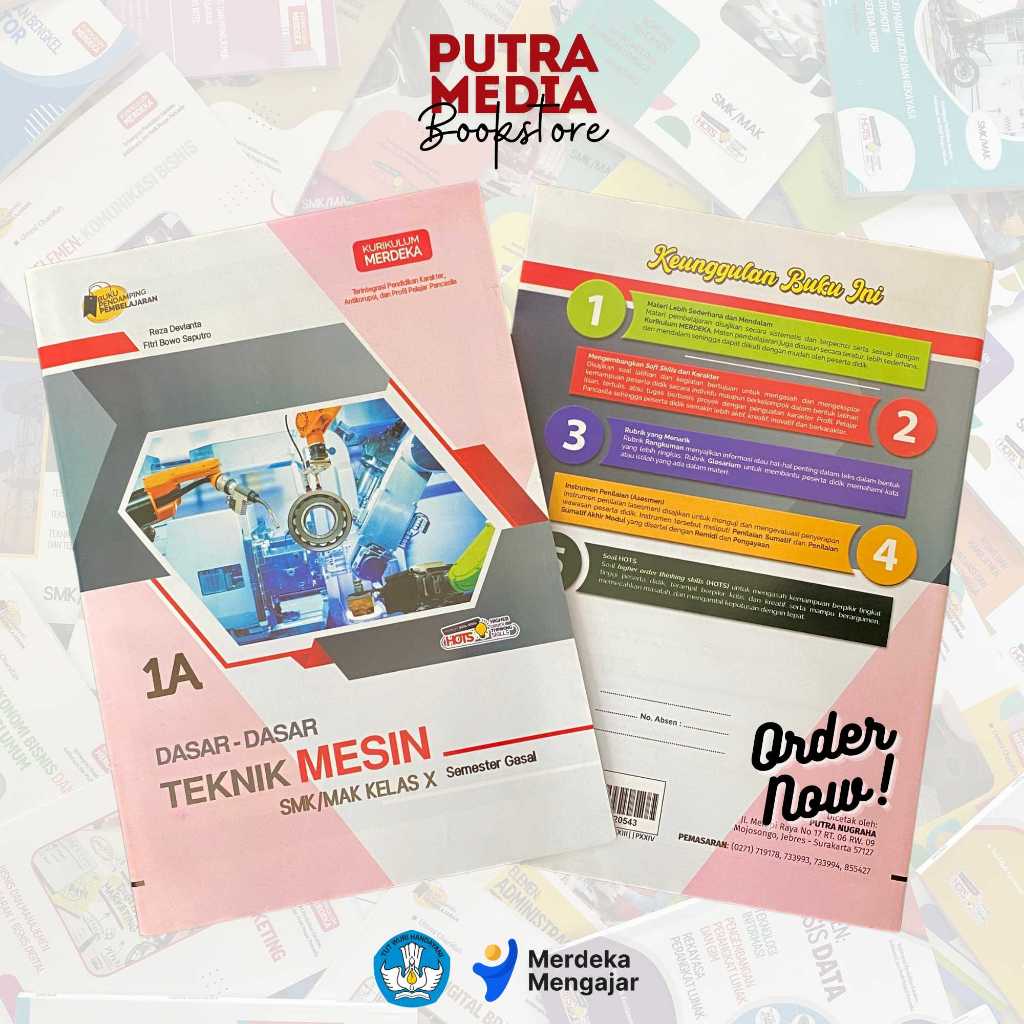 Jual BUKU KUMER 1A: Dasar-Dasar Teknik Mesin untuk SMK/MAK Kelas X Semester Gasal | Shopee Indonesia